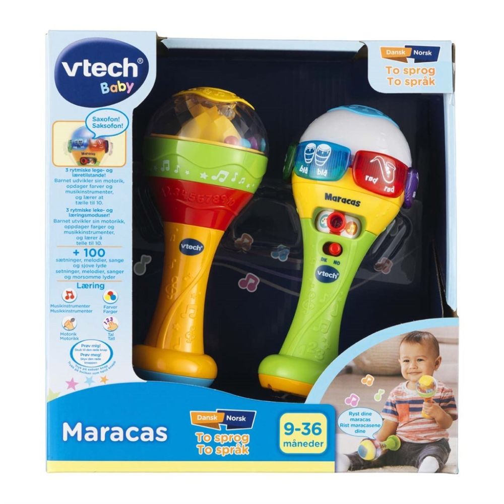 Køb VTech Maracas | Musikalsk Leg & Tidlig Læring | Legekammeraten.dk
